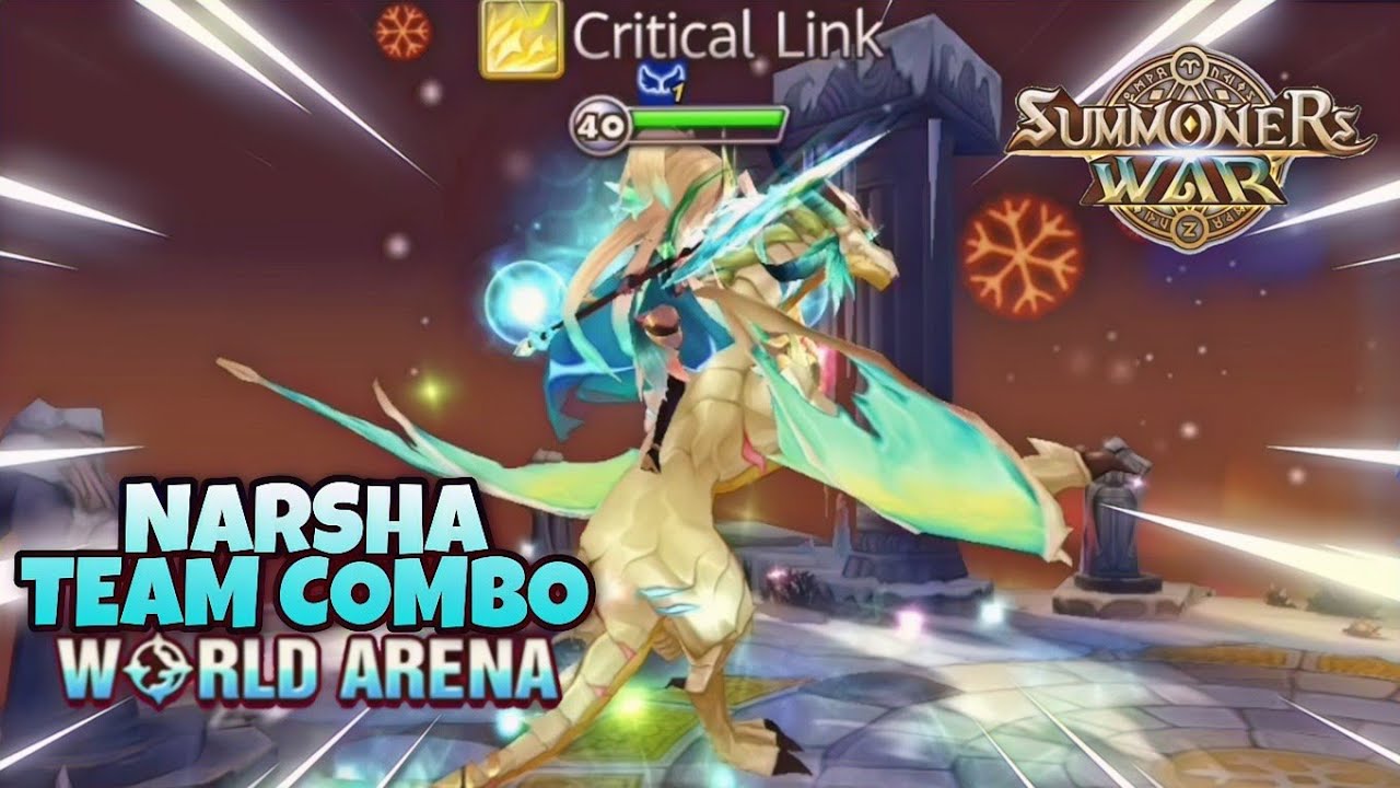 Narsha Team Combo in World Arena Ep. 3 - Summoners War - YouTube