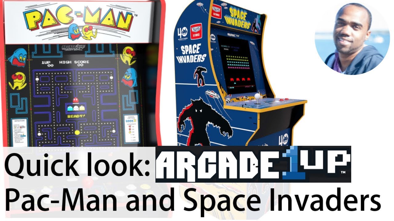 ARCADE1 Pac-Man and Space invaders quick review - YouTube