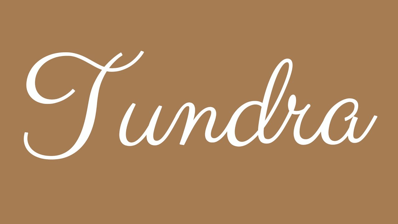 Learn how to Sign the Name Tundra Stylishly in Cursive Writing - YouTube