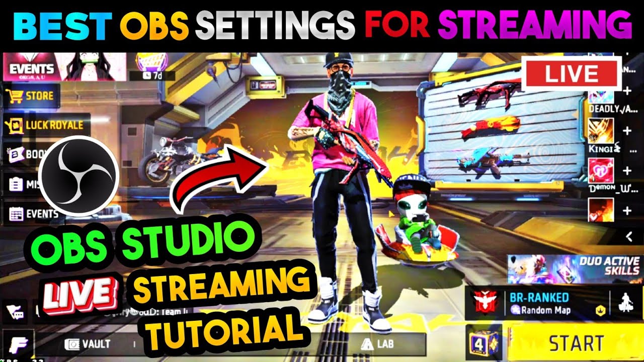 Best OBS Settings For Streaming / Recording Low End Pc I Free Fire Live ...