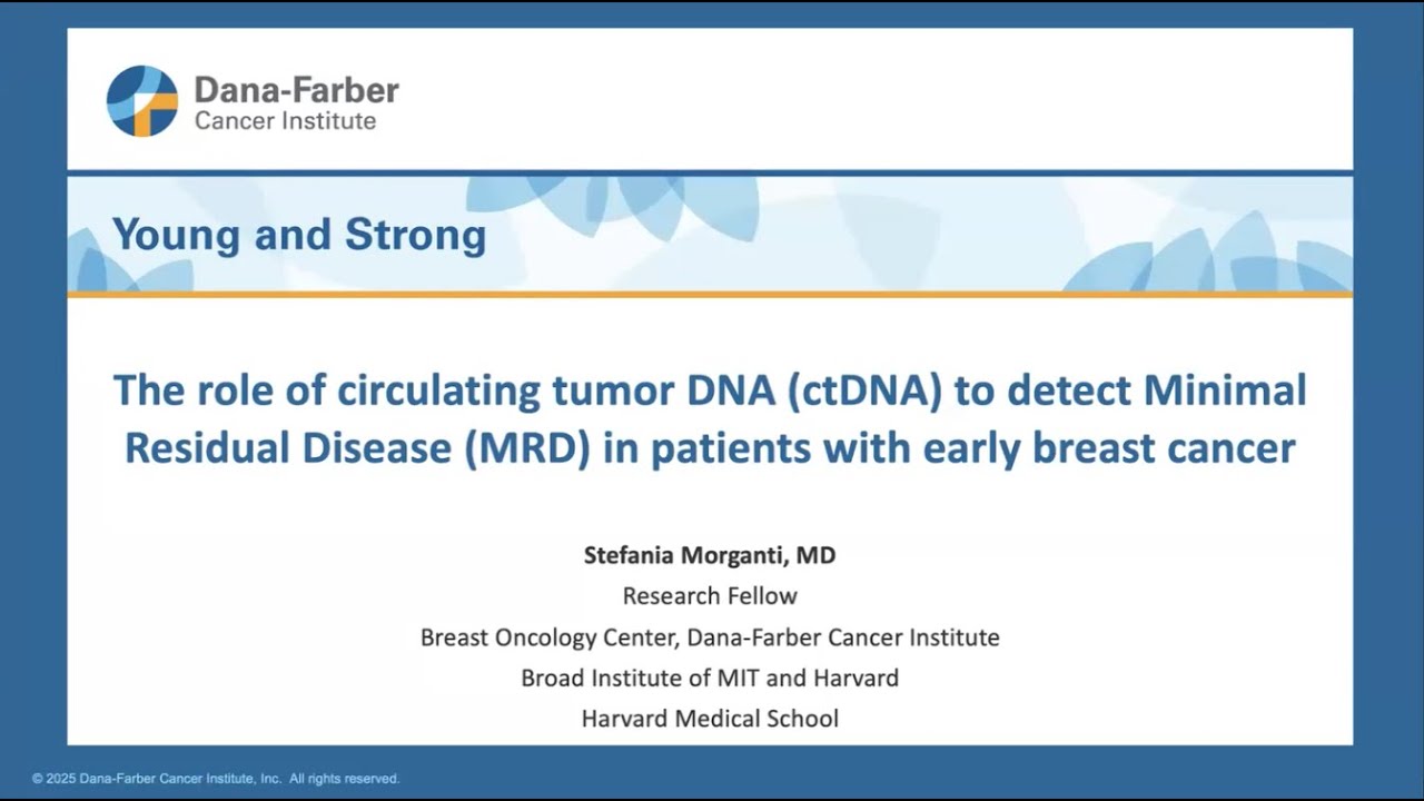Circulating Tumor DNA (ctDNA) in Early Breast Cancer | Dana-Farber ...