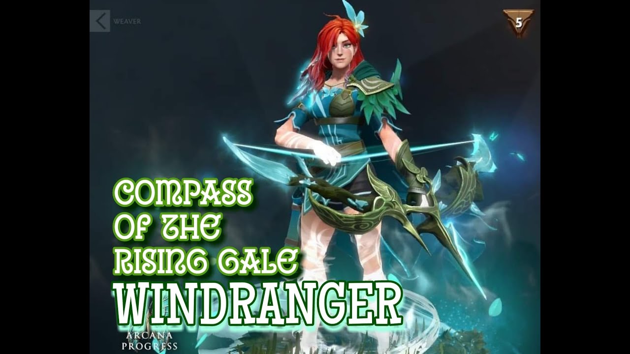 Wind Ranger | Ranked Games | DOTA 2 | feat. Compass of the Rising Gale ...