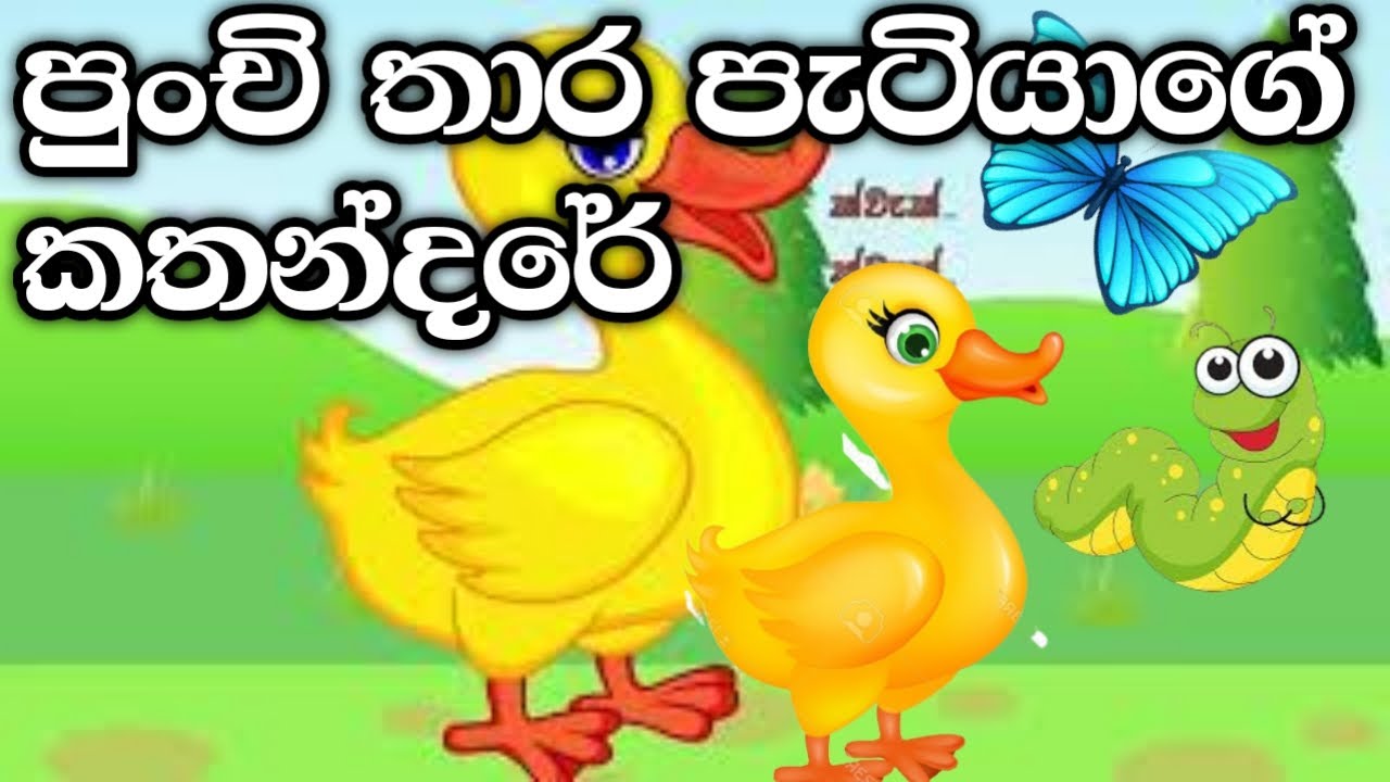 පුංචි තාර පැටියාගේ කතාව | punchi thara patiyage kathawa | sinhala ...
