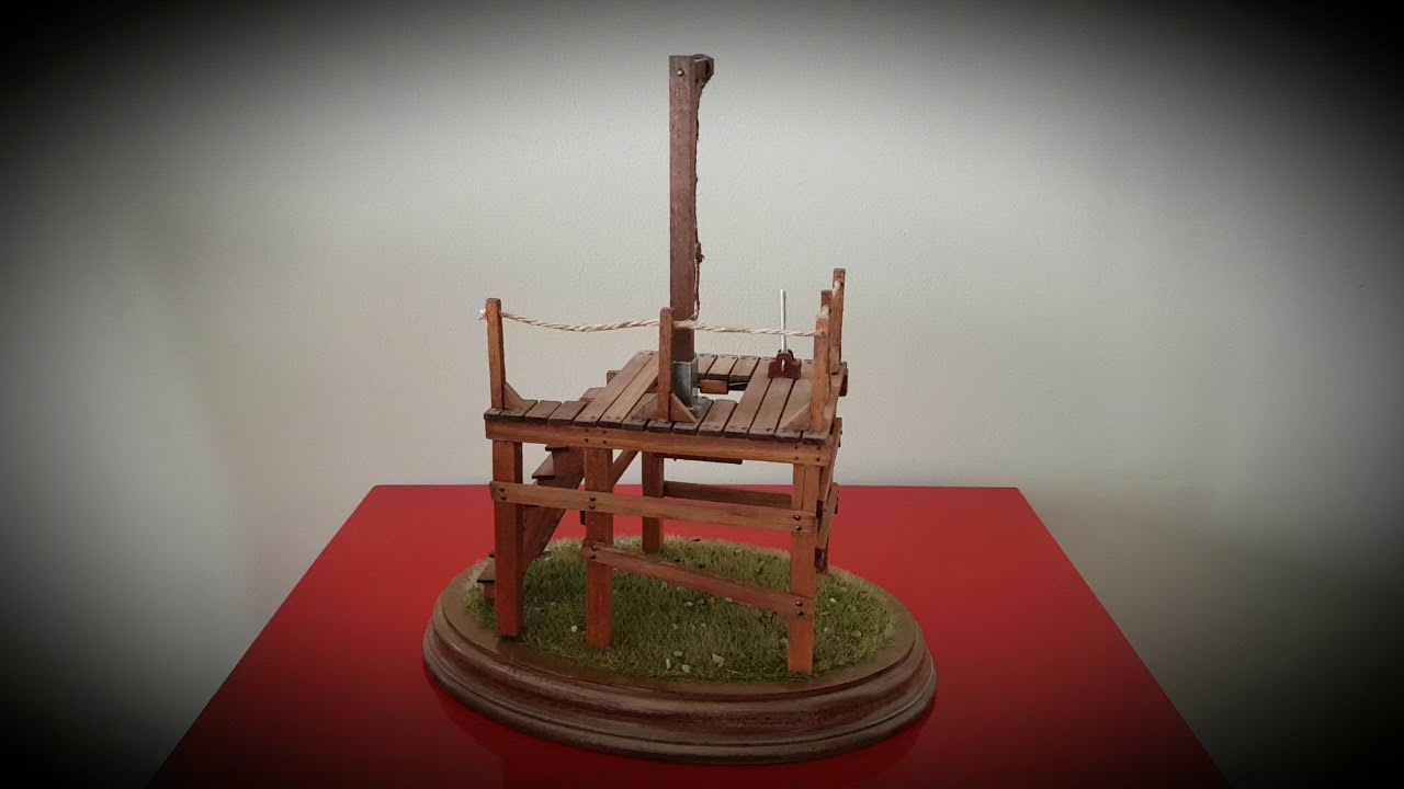 Miniature gallows - YouTube