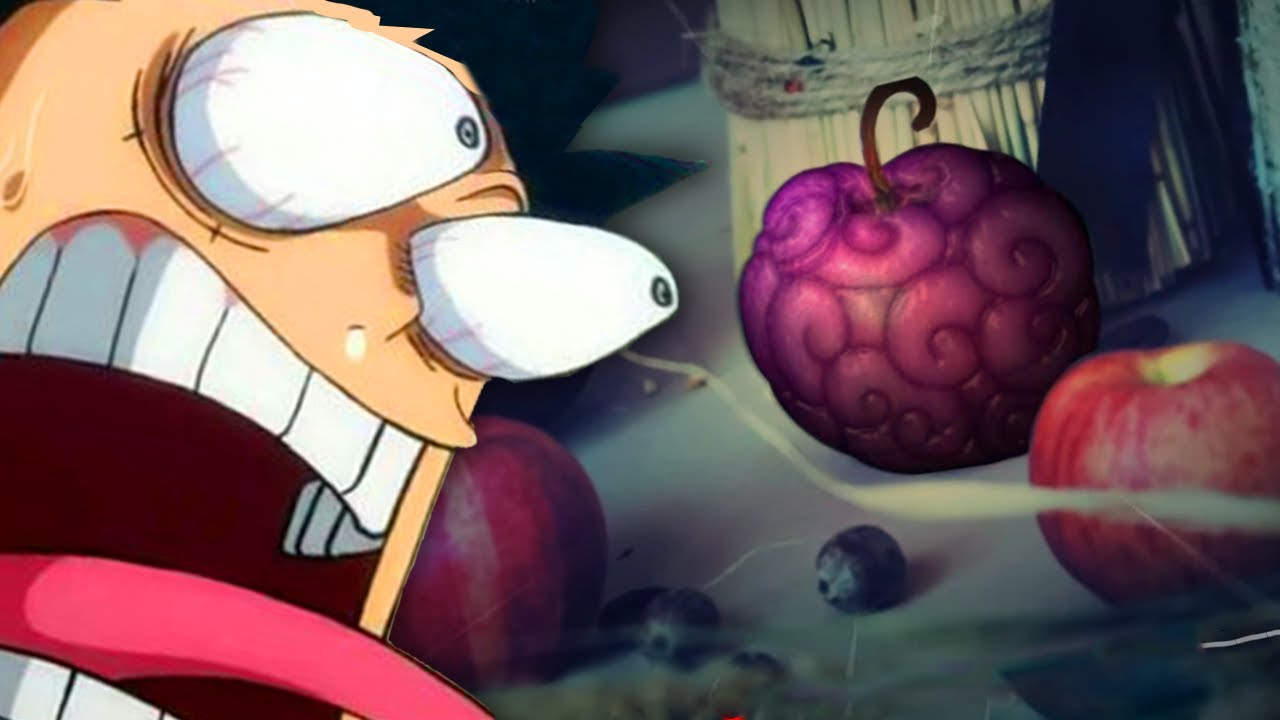 One piece - real apple turns into devil fruit animation - YouTube