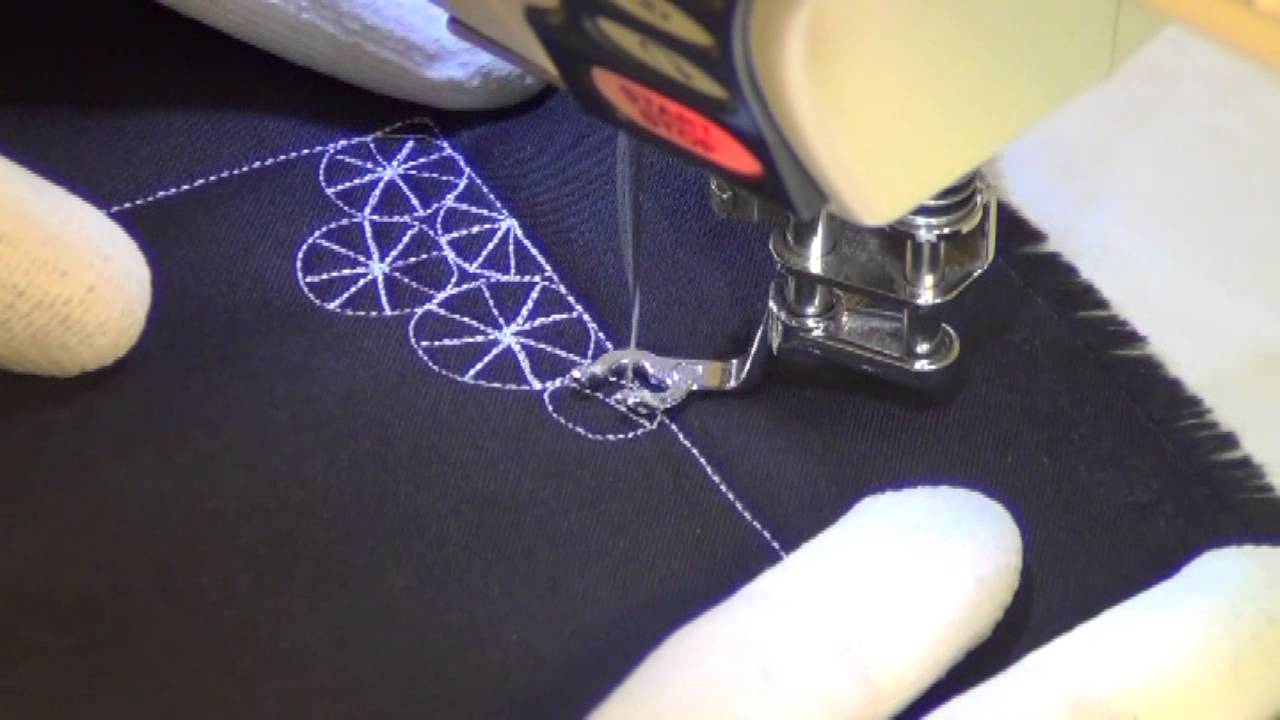 428. Free Motion Quilt Basic Star - YouTube