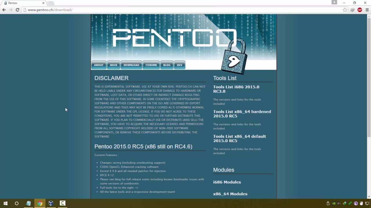 Pentoo linux overview - YouTube