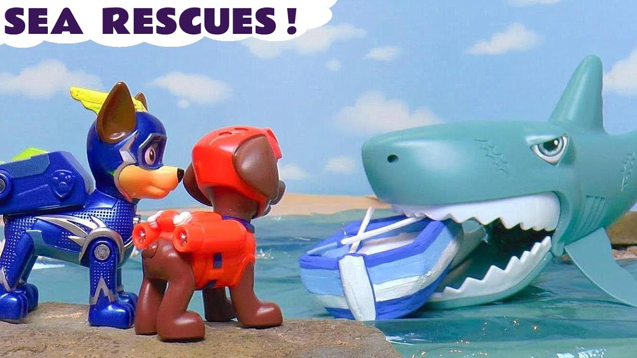 Zuma and the Pups Carry Out Sea Rescues to help the Funlings - YouTube