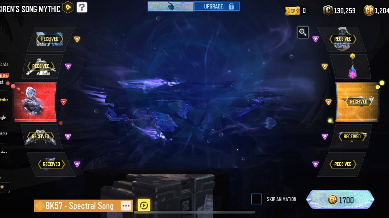 Codm mythic siren lucky draw | codm legendary bk57 spectral song with ...