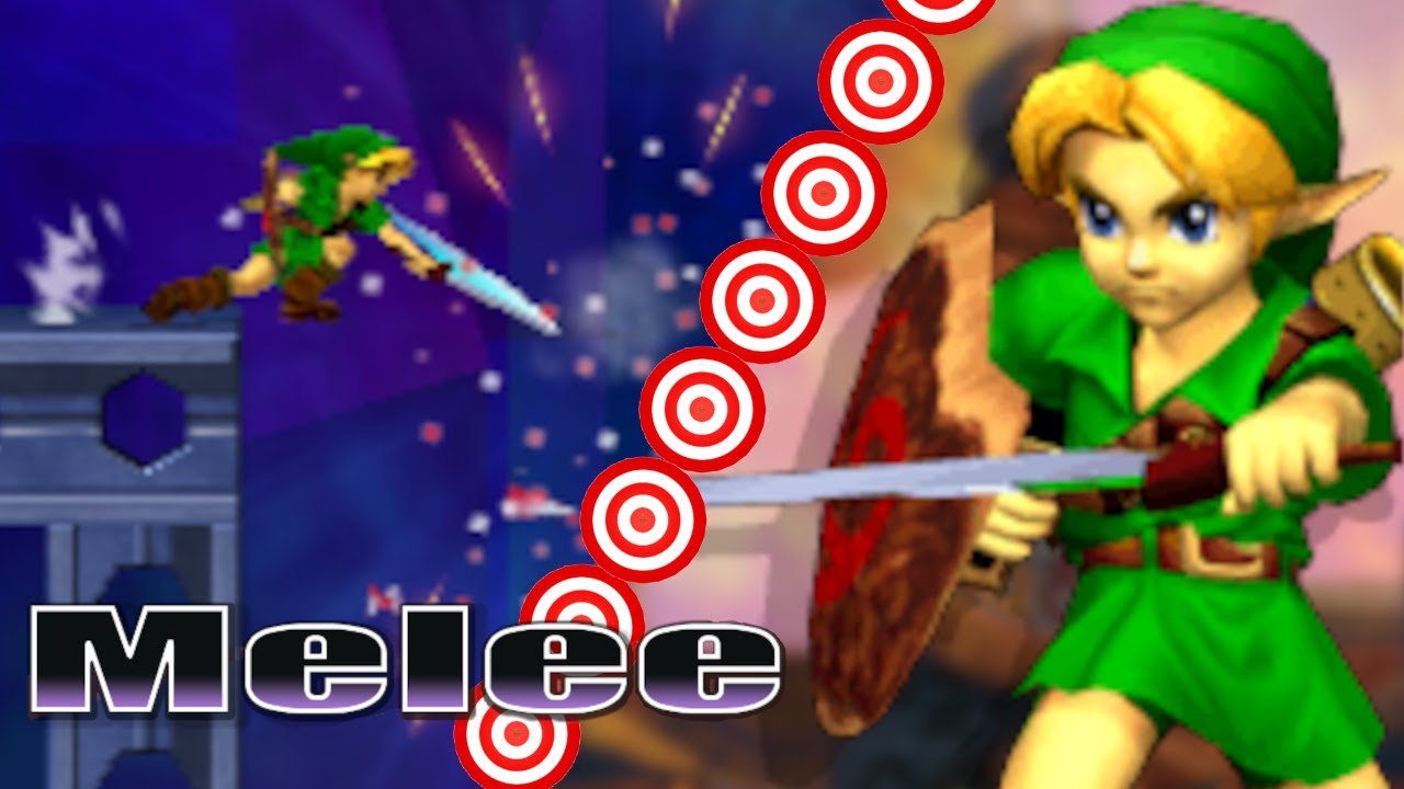 Melee Break The Targets With Unintended Characters Young Link - YouTube