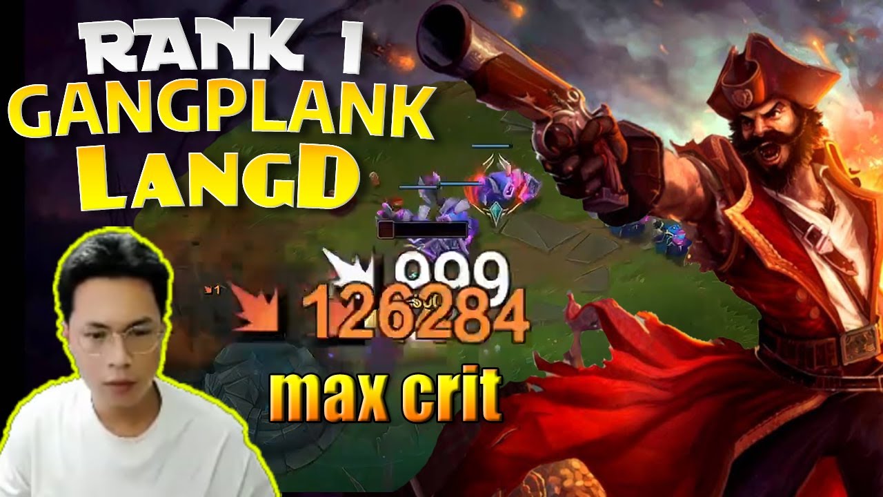 🔴 LangD Gangplank vs Quinn - MAX CRIT - LangD Rank 1 Gangplank Guide ...