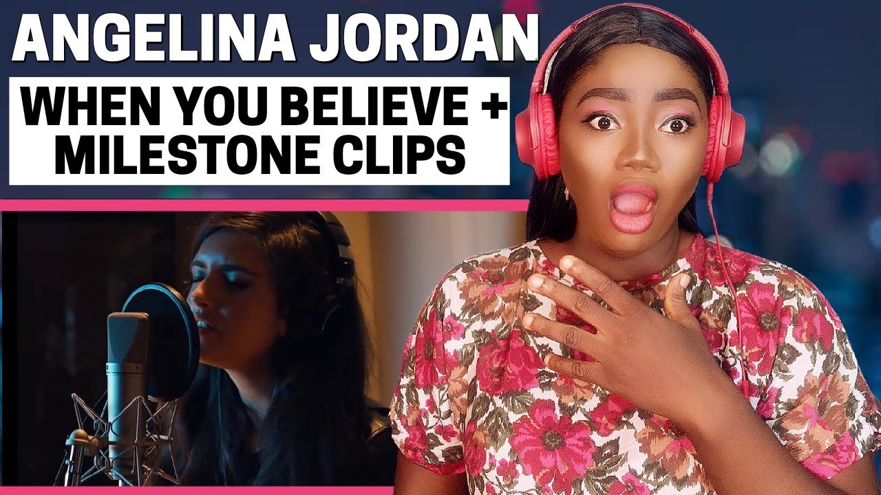 SINGER REACTS | ANGELINA JORDAN - When You Believe REACTION!!!😱 | Her ...