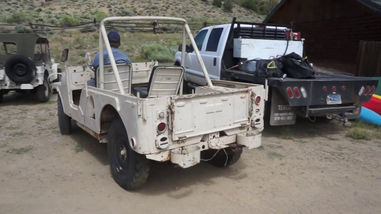 1954 Army Medical Willy's Jeep on BigIron - YouTube