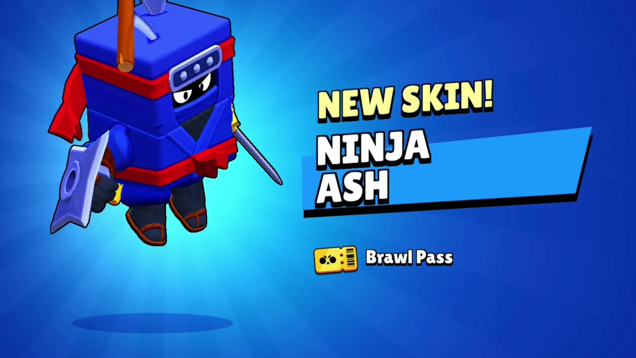 Unlocking Ninja Ash & Opening Pin Pack | Brawl Stars | #shorts - YouTube