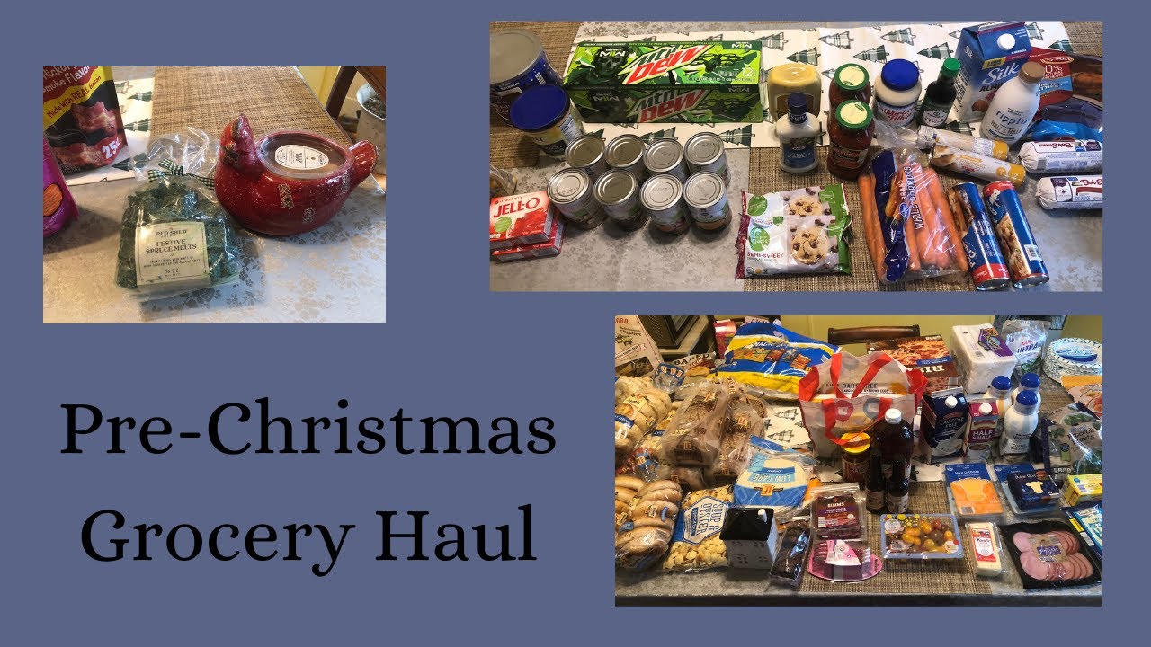 December Grocery Haul ~Holiday Prep Items~ Walmart, Aldi, Kroger ...