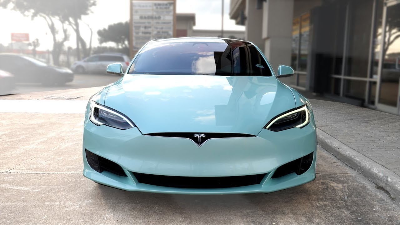 Tesla Model S Light Blue