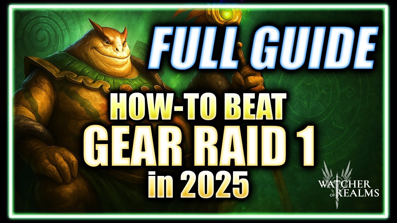 How-To BEAT Gear Raid 1 EASY! Full Strategy & Gearing Guide ⁂ Watcher ...