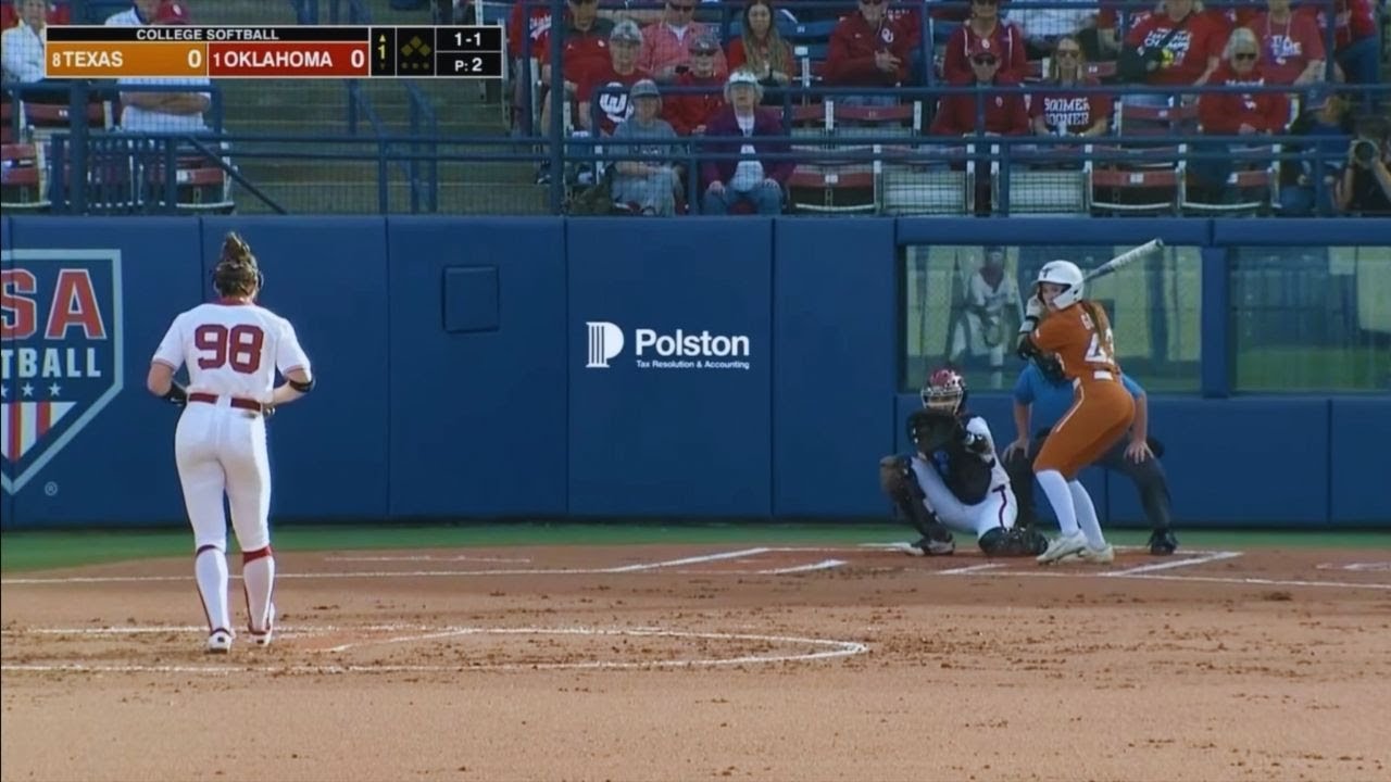 Oklahoma Sooners Softball Vs Texas Game 1 Highlights 2023 Youtube