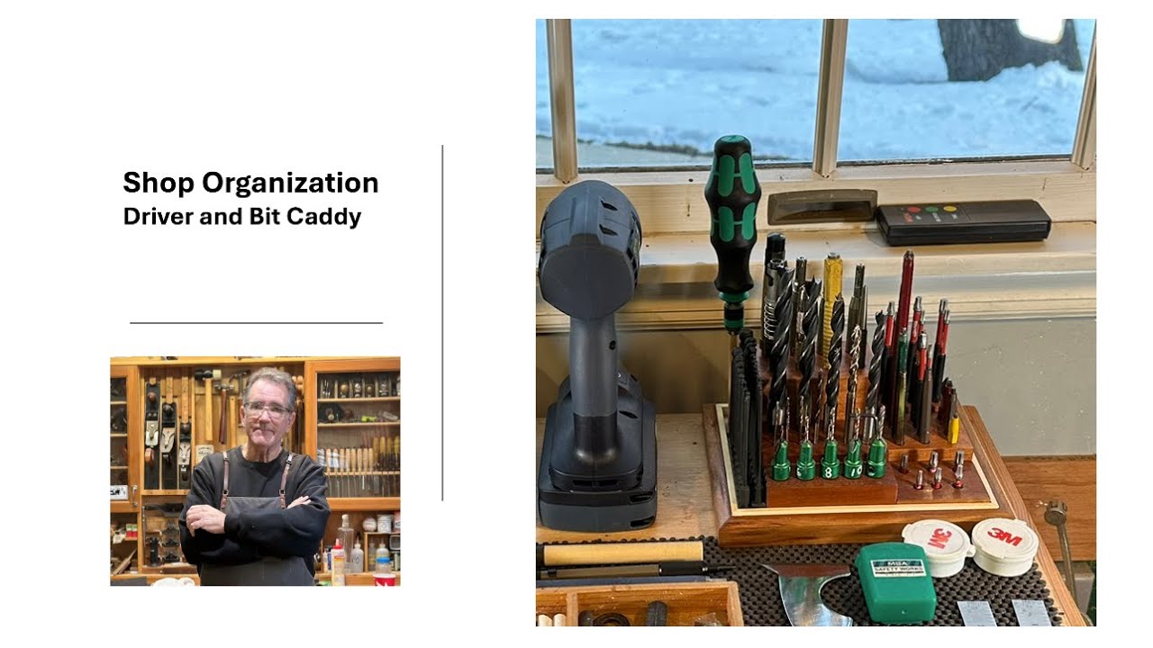 Shop Organization - Driver and Bit Caddy - YouTube