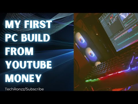 MY FIRST PC BUILD FROM YOUTUBE MONEY😍 - YouTube
