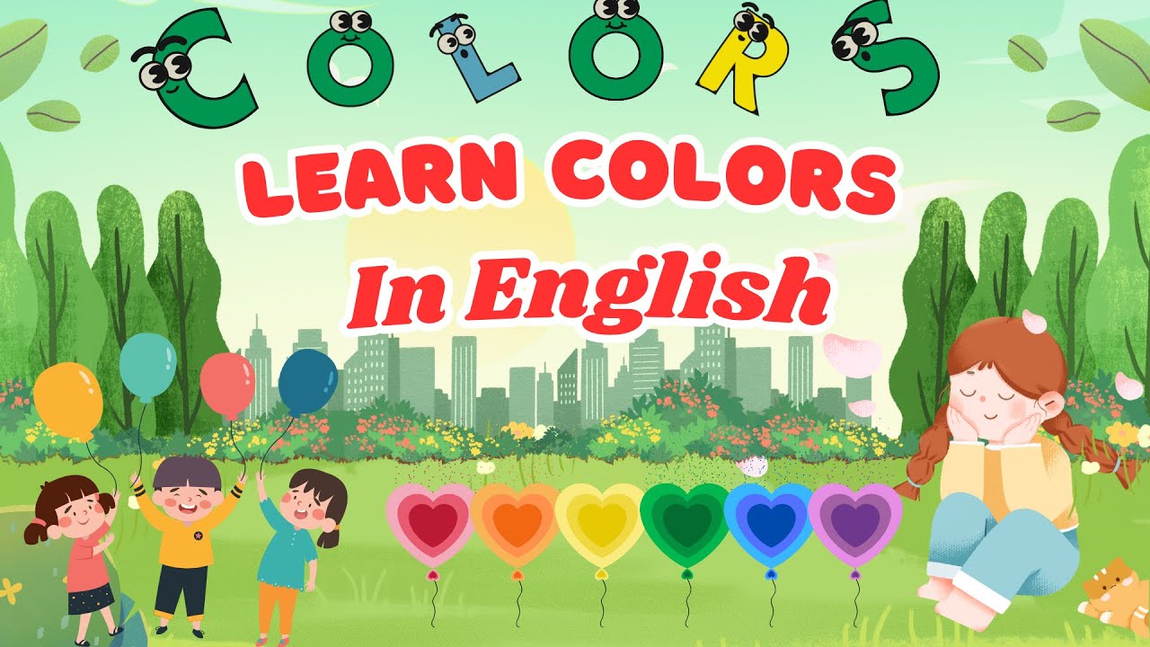 Let's learn the colors |Colors in English |Easy English Lesson for ...