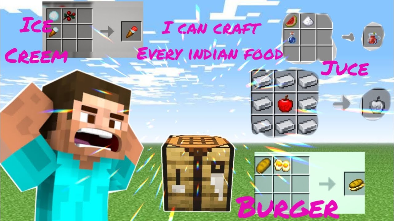 minecraft but I can craft every indian street food - YouTube