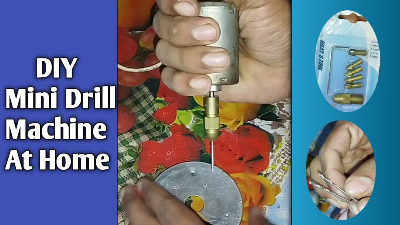 How To Make Mini Drill Machine At Home - YouTube