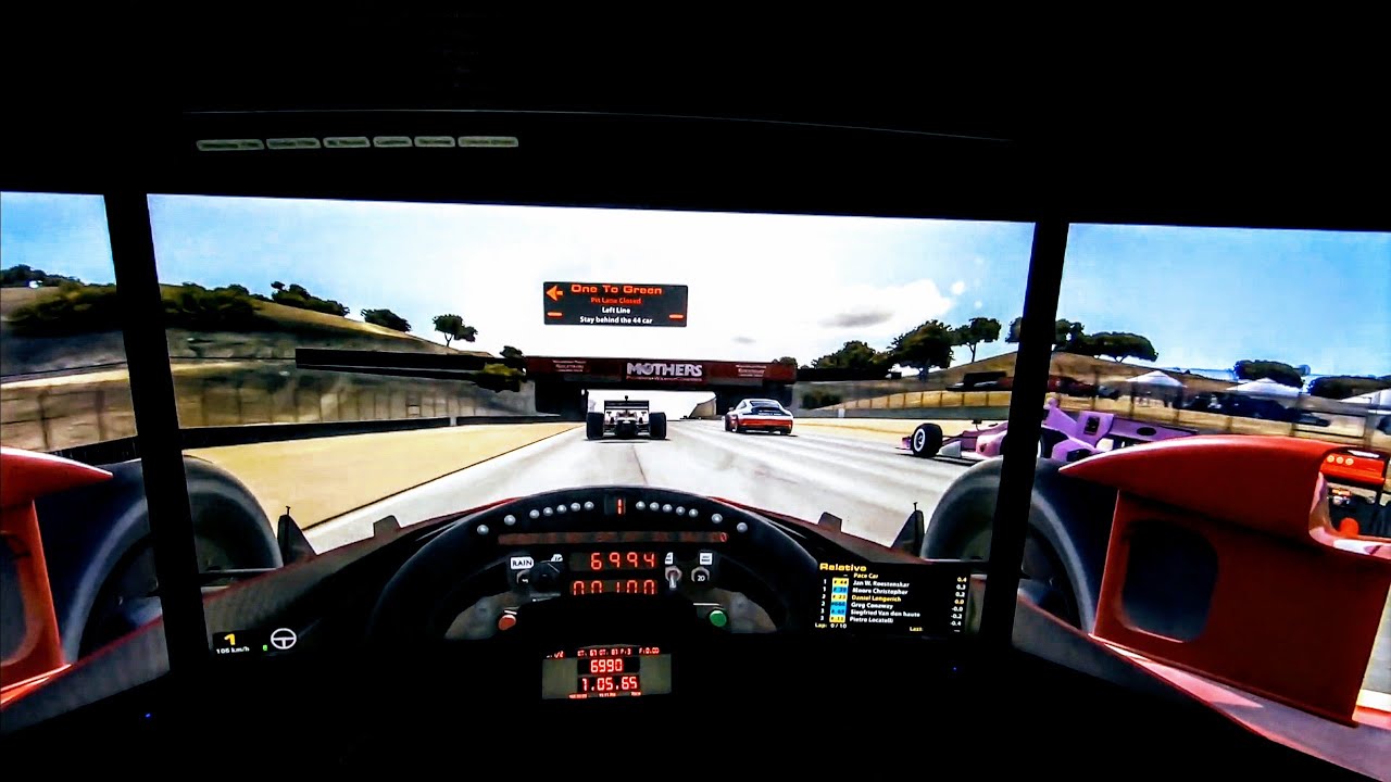 iRacing POV: Indycar Dallara Dash Race @ Laguna Seca | Simsteering 2 ...