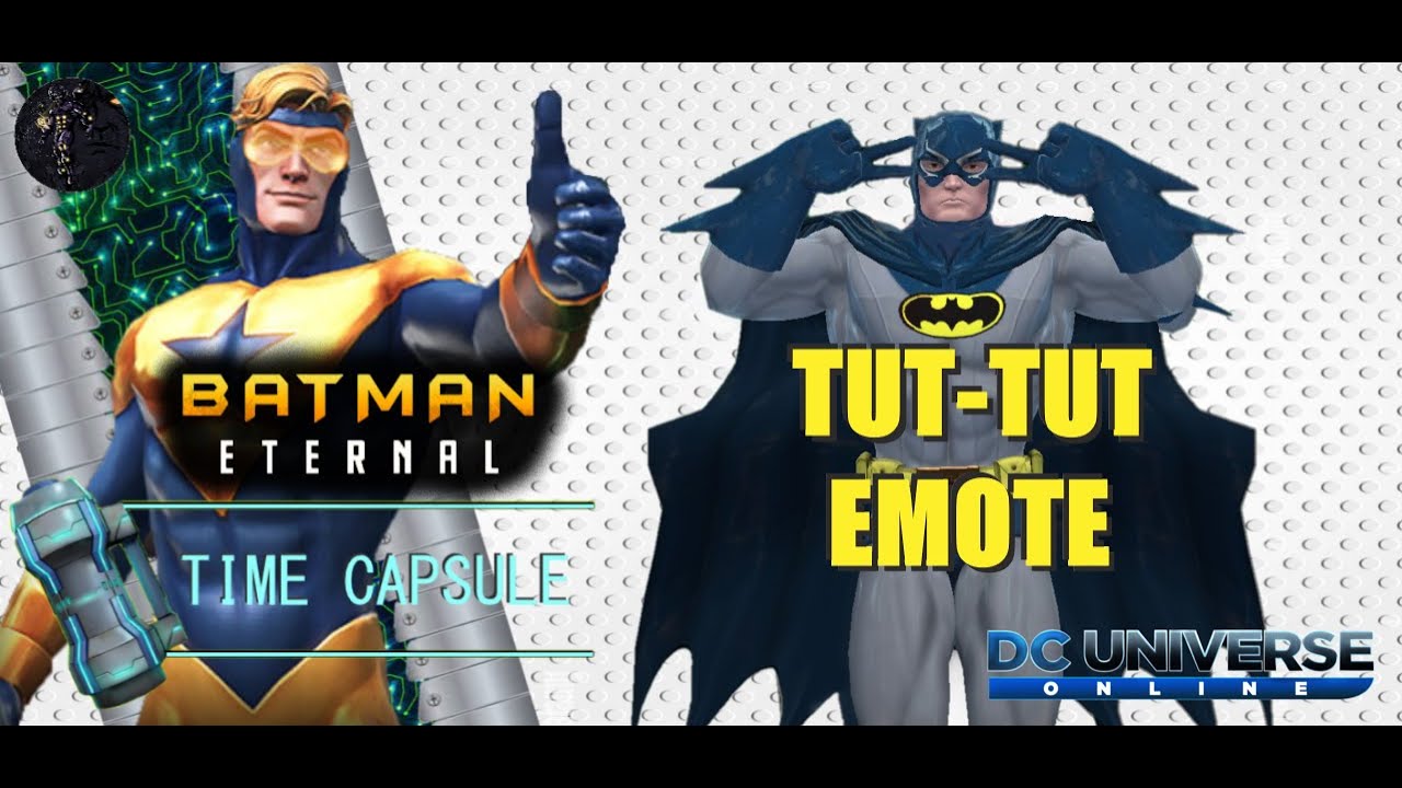 DCUO - Batman Eternal Time Capsule - Tut-Tut Emote - Collection Reward ...