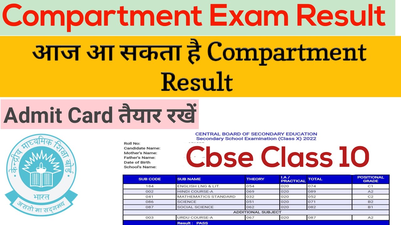 Cbse Compartment Result 2023 - YouTube