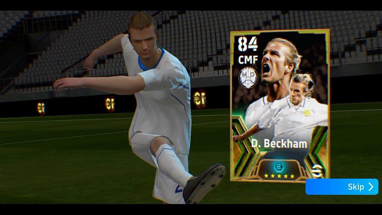 Trick & How To Upgrade 101 Rated D. Beckham In Pes24 | Beckham Max ...