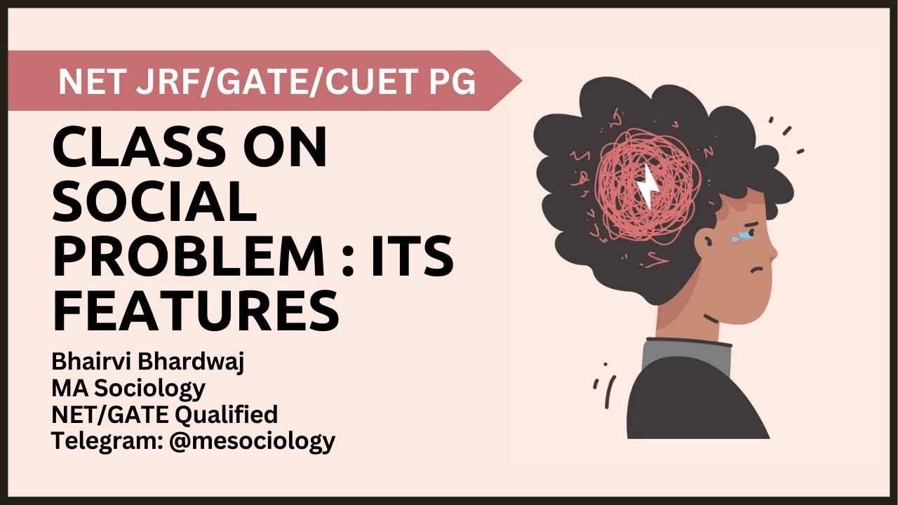 Social Problem | Sociology in 5 minutes | CUET MA PG | NET-JRF | UPSC ...