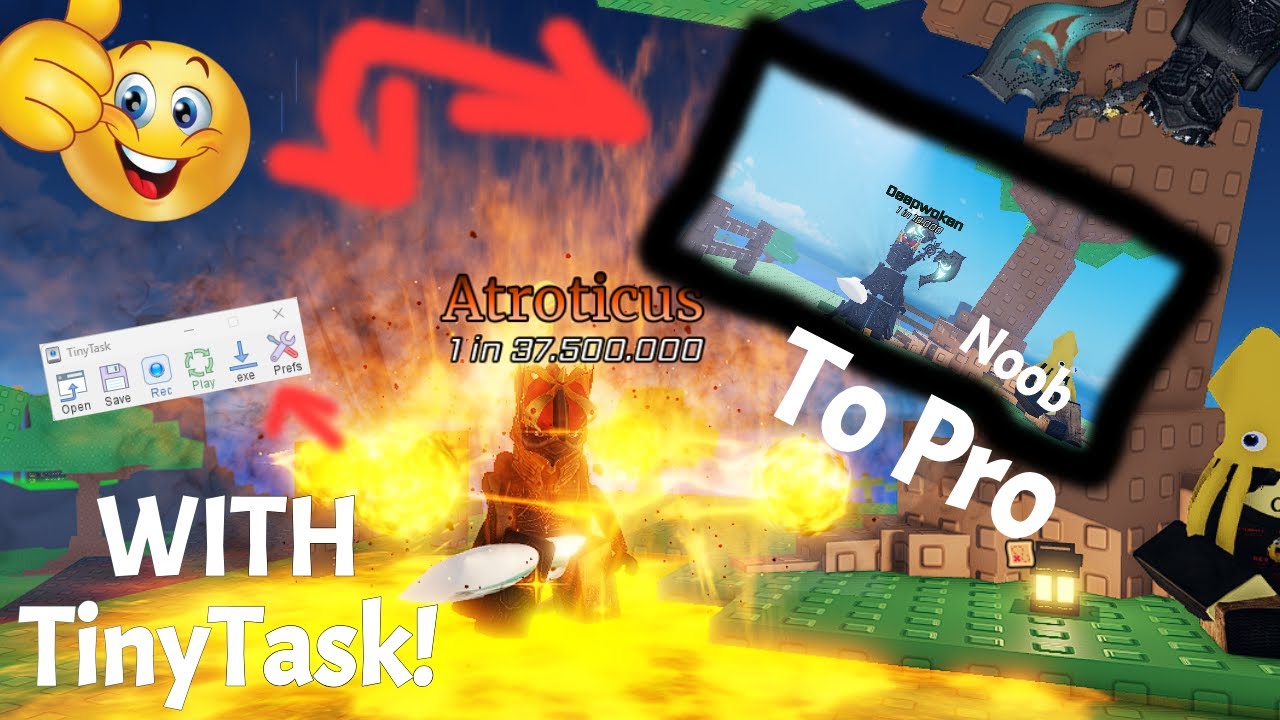 Clicker RNG | how to use TinyTask and what is TinyTask - YouTube