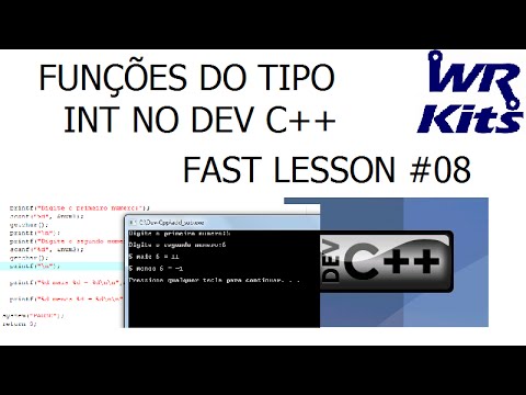 FUNÇÕES DO TIPO INT NO DEV C++ | Fast Lesson #08 - YouTube