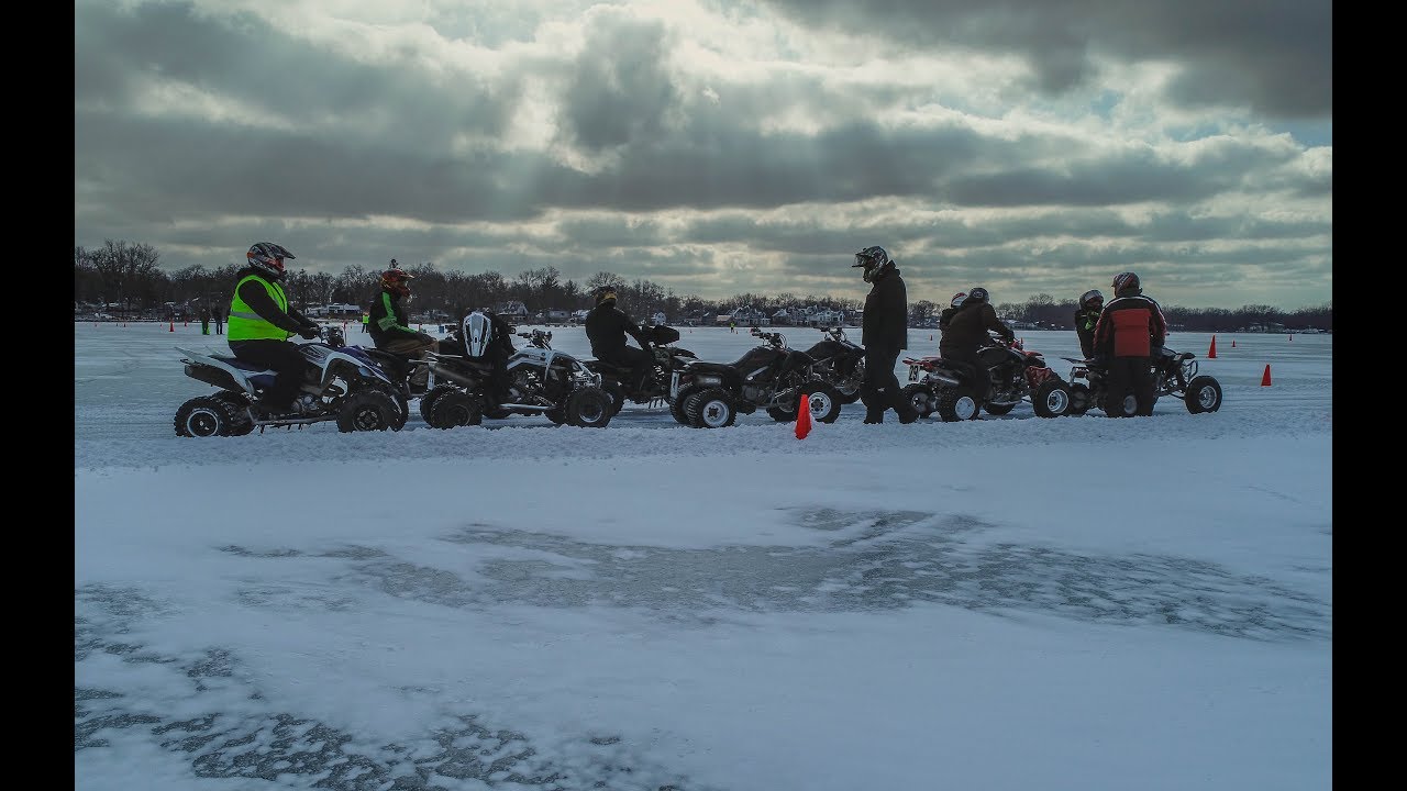 Moto On Ice - Cedar Lake 2019 Crazy Ice Racing Must See! - YouTube