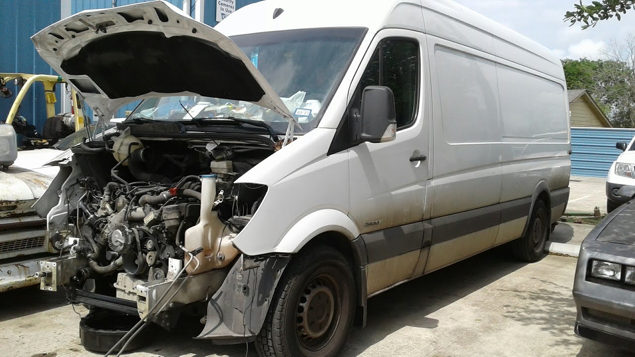 Sprinter Van Collison Repair: Tear Down!!! - YouTube