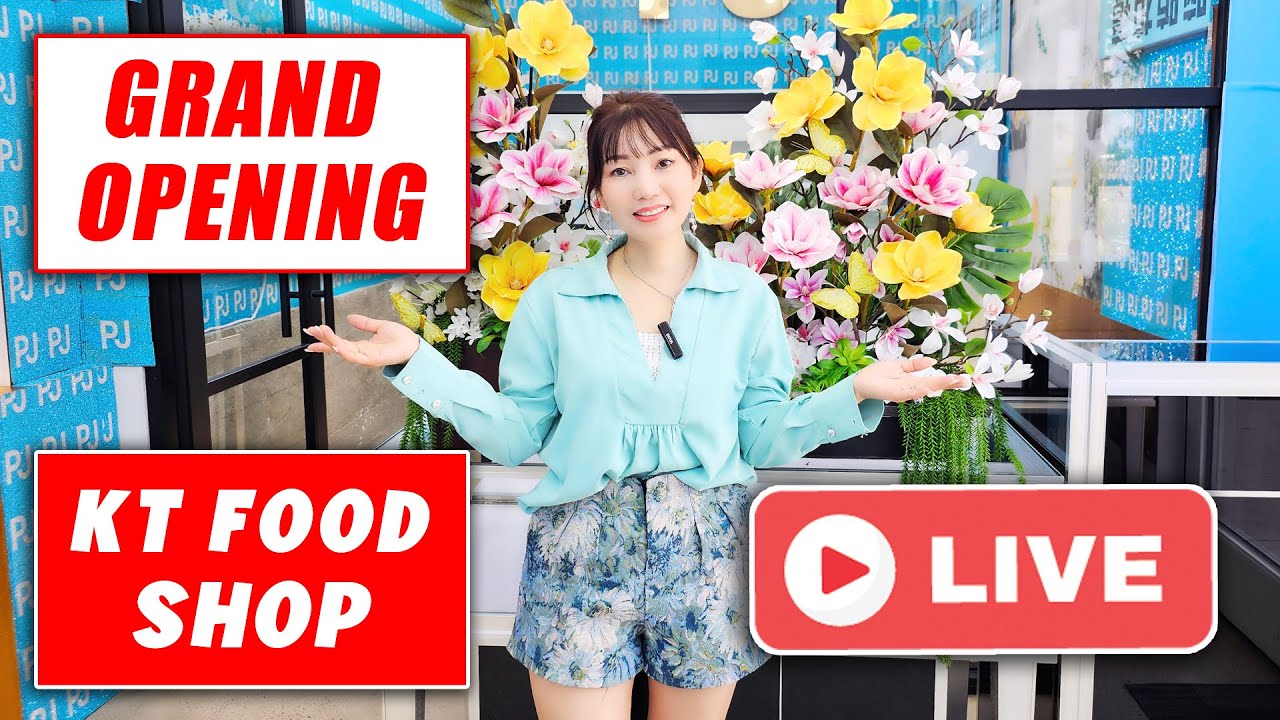 KT Food Stories Live Stream Grand Opening Super Sale - YouTube
