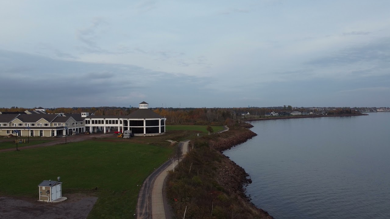 Downtown Summerside Boardwalk Prince Edward Island Drone - YouTube
