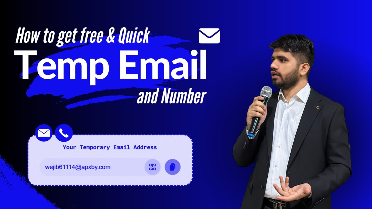 How to get quick temp email or number for free? - YouTube