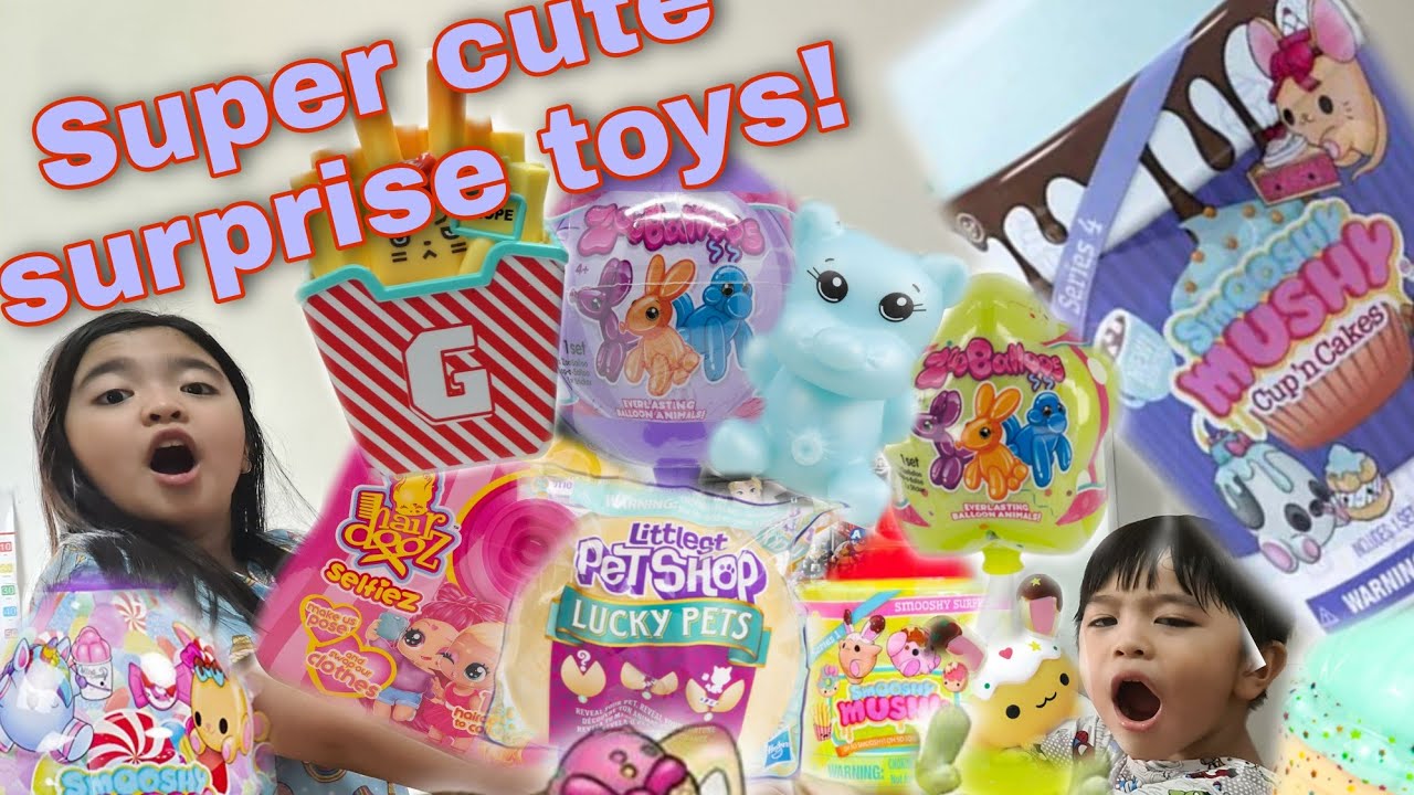 SURPRISE TOYS | CUTE TOYS | SMOOSHY MUSHY | OPENING TOYS - YouTube