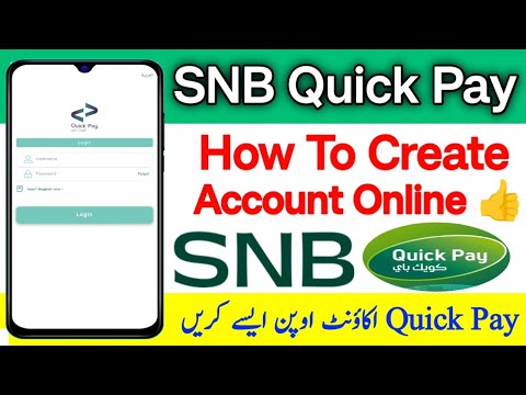 SNB Quick Pay Open account | How to open quick pay account | Quick pay ...