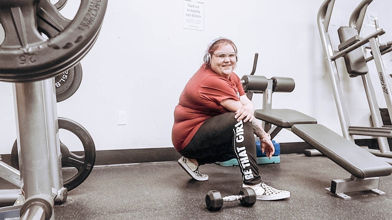 FULL BODY WORKOUT FROM A PLUS SIZE PERSONAL TRAINING STUDENT - YouTube