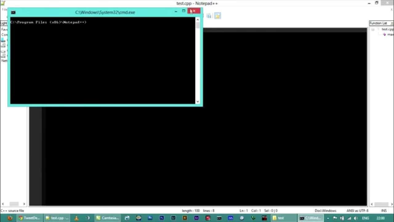 Compile C,C++,C#,Java with Notepad++ [THAI] - YouTube