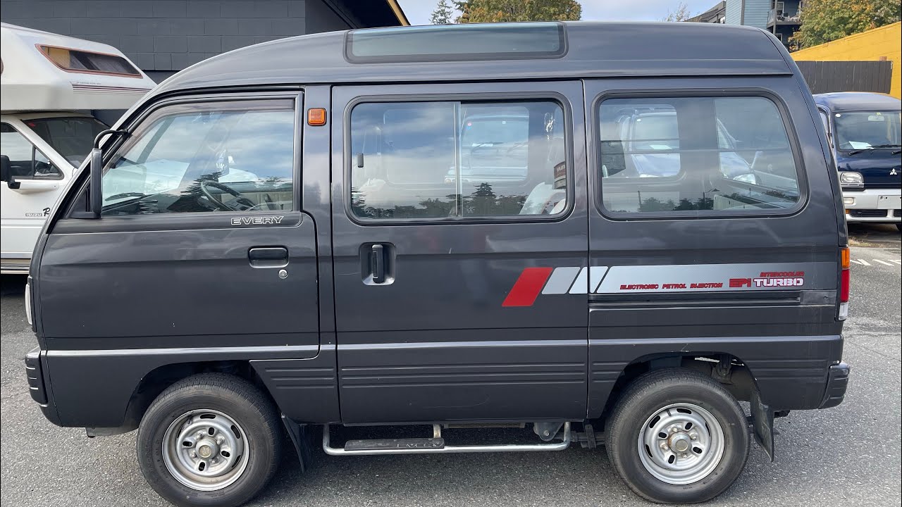 1988 Suzuki Every Van 4WD Extra low gear MT5 intercooler turbo EPI , AC ...