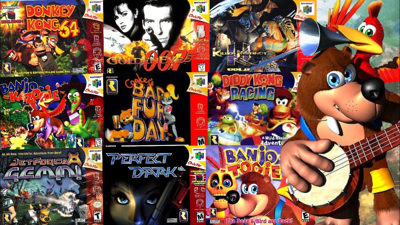 Ranking EVERY RareWare N64 Game WORST TO BEST (Top 11 Games) - YouTube