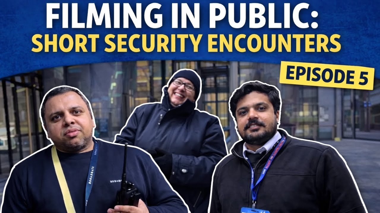 Filming in Public: Short Security Encounters - YouTube