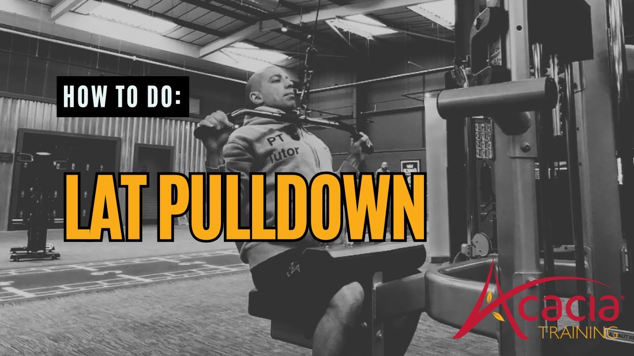 How to Use the Lat Pulldown Machine | Proper Form and Tips for a Strong Back - YouTube