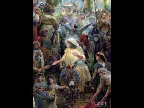 172i Thousands Follow Jesus into Jerusalem Sun pm Apr02 AD30 - YouTube