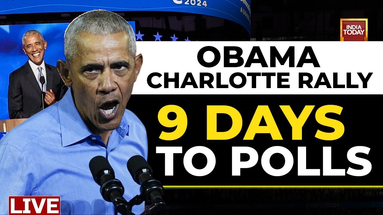 Barack Obama LIVE: Obama Rally In Charlotte North Carolina | Obama ...