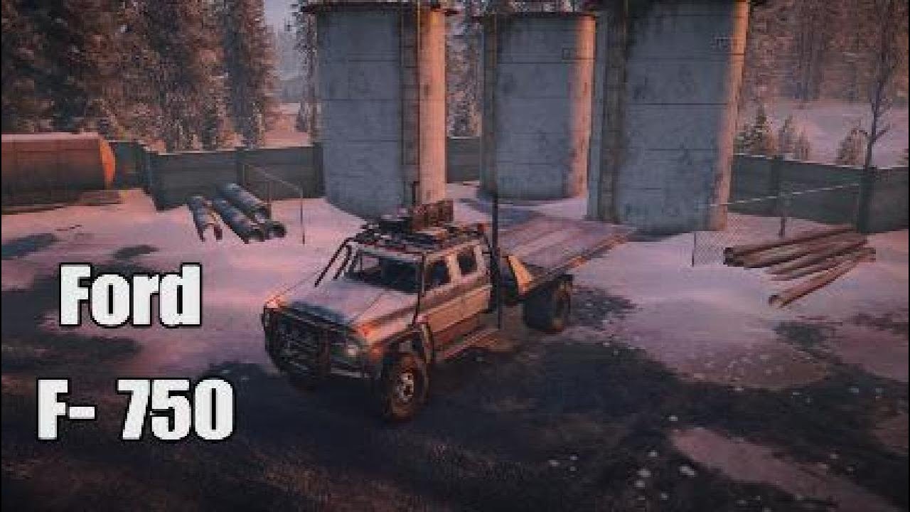 Snowrunner Gameplay / Ford F-750 - YouTube